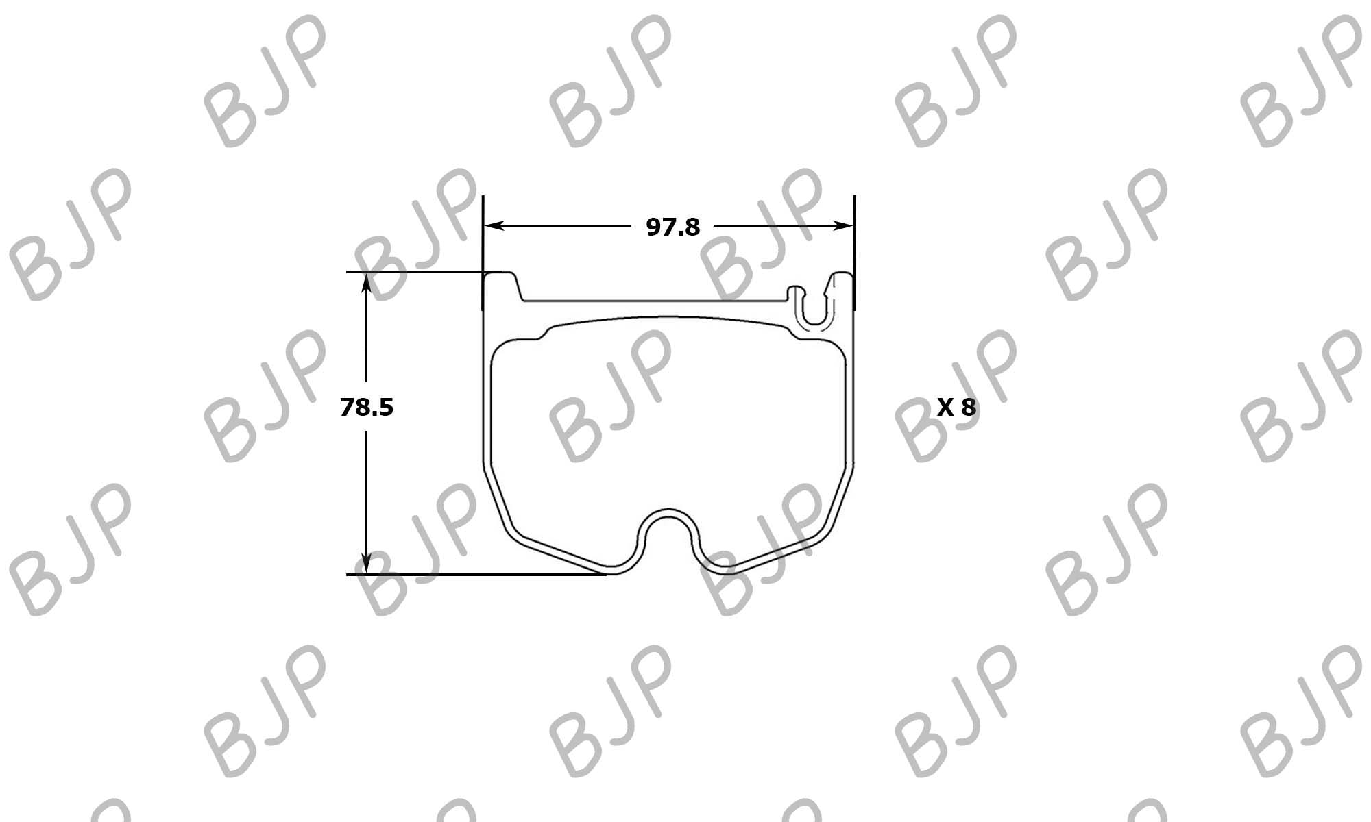 ผ้าเบรค MERCEDES BENZ SLR-CLASS Roadster (R199) [เมอร์เซเดส เบนซ์ เอส ...