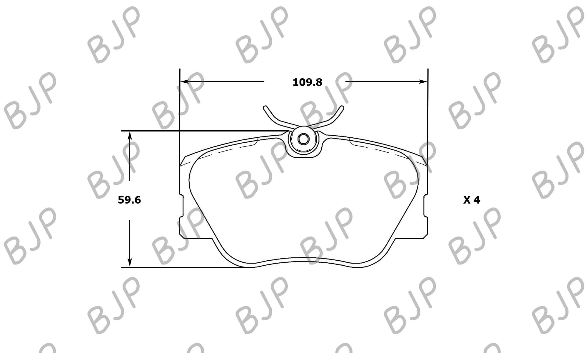 ผ้าเบรค MERCEDES BENZ E-CLASS (W124) [เมอร์เซเดส เบนซ์ อี-คลาส (W124 ...